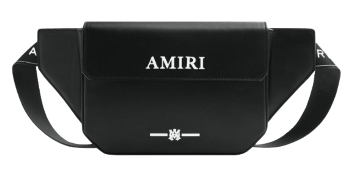 Amiri Embroidery Ma Crossbody Black Bag | WHAT’S ON THE STAR?