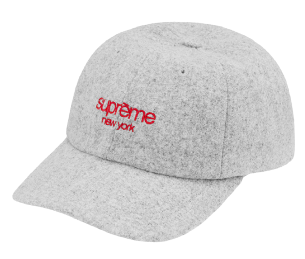 Supreme Grey Wool New York Hat | WHAT’S ON THE STAR?