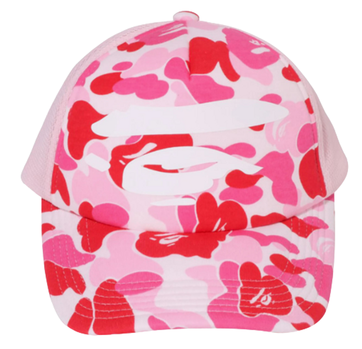 Bape Camo Ape Face Mesh Pink Cap | WHAT’S ON THE STAR?