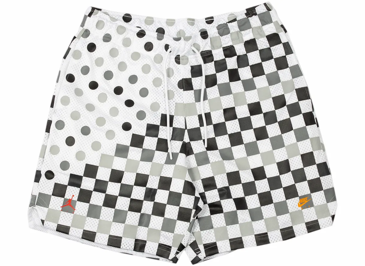 Jordan White Pixel Shorts | WHAT’S ON THE STAR?