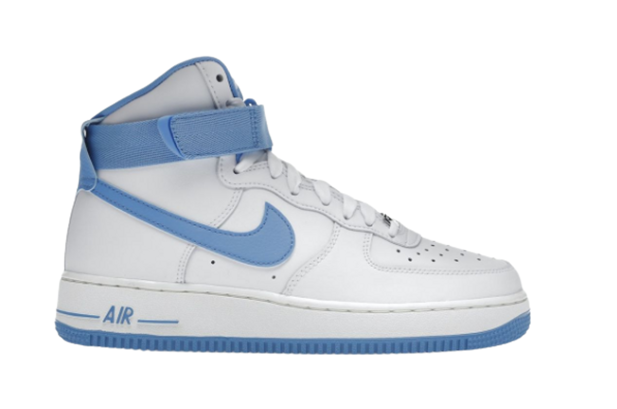 Nike Air Force 1 High Og Qs University Blue Sneakers | WHAT’S ON THE STAR?