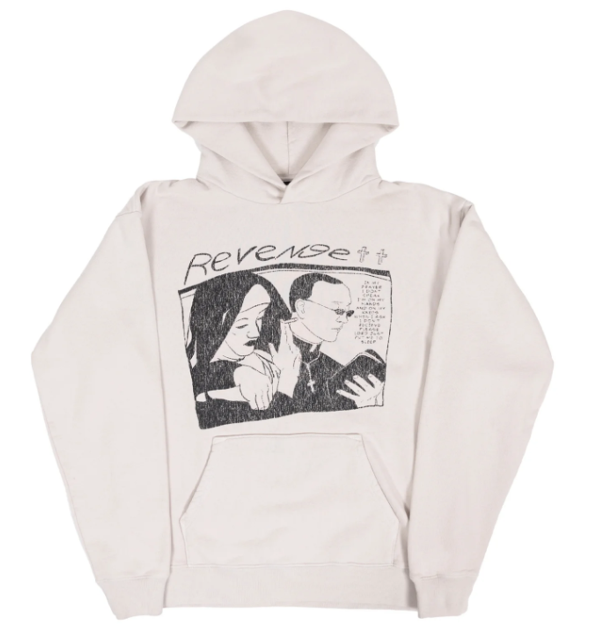 REVENGE Cream Heaven Sent Hoodie | WHAT’S ON THE STAR?