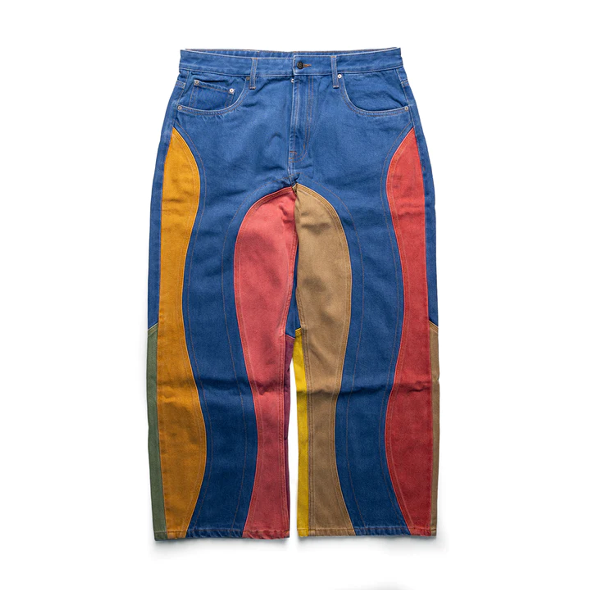 Glass Cypress Multicolor Western Denim Jeans | WHAT’S ON THE STAR?