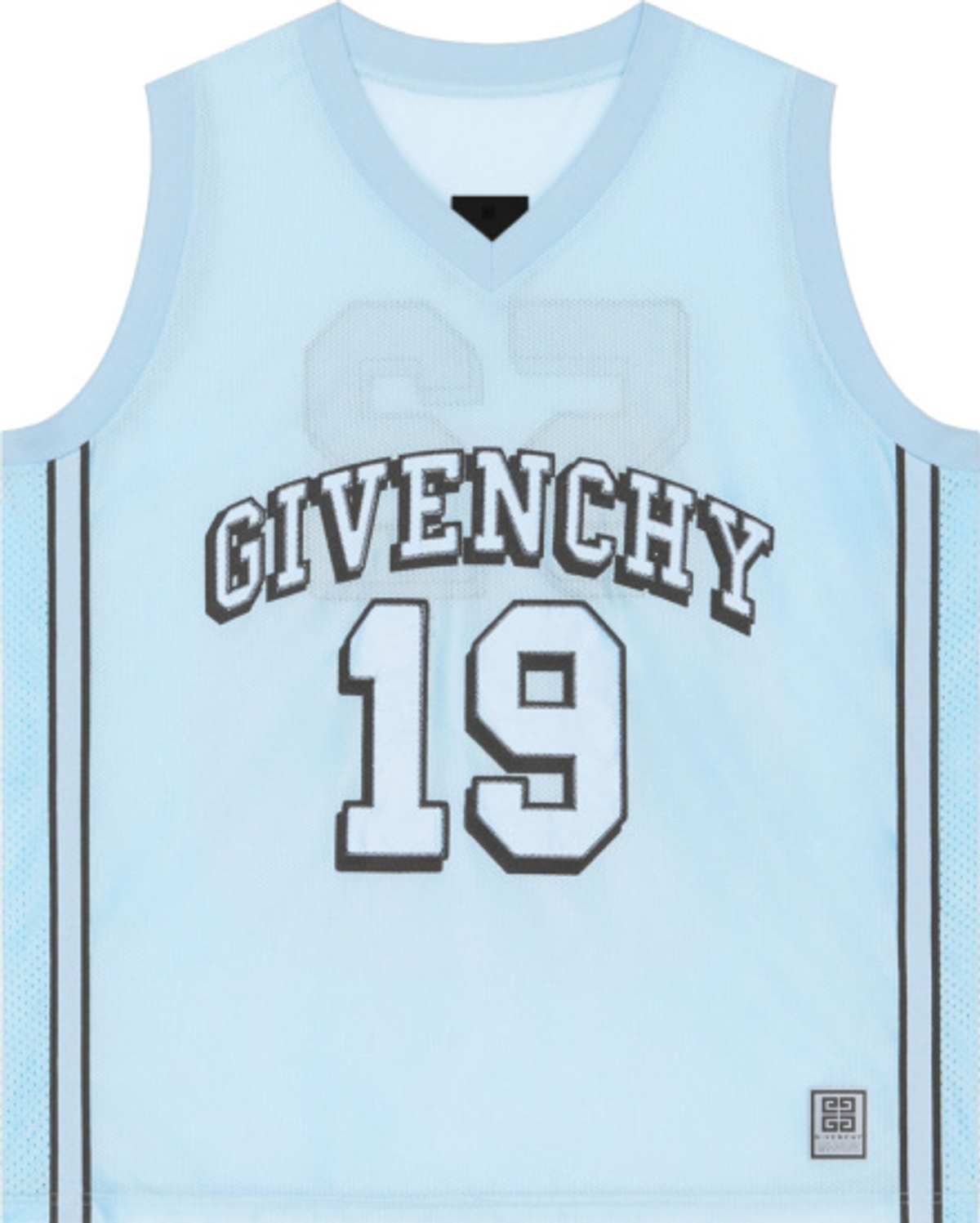 Givenchy Light Blue 1952 Basketball Jersey | WHAT’S ON THE STAR?