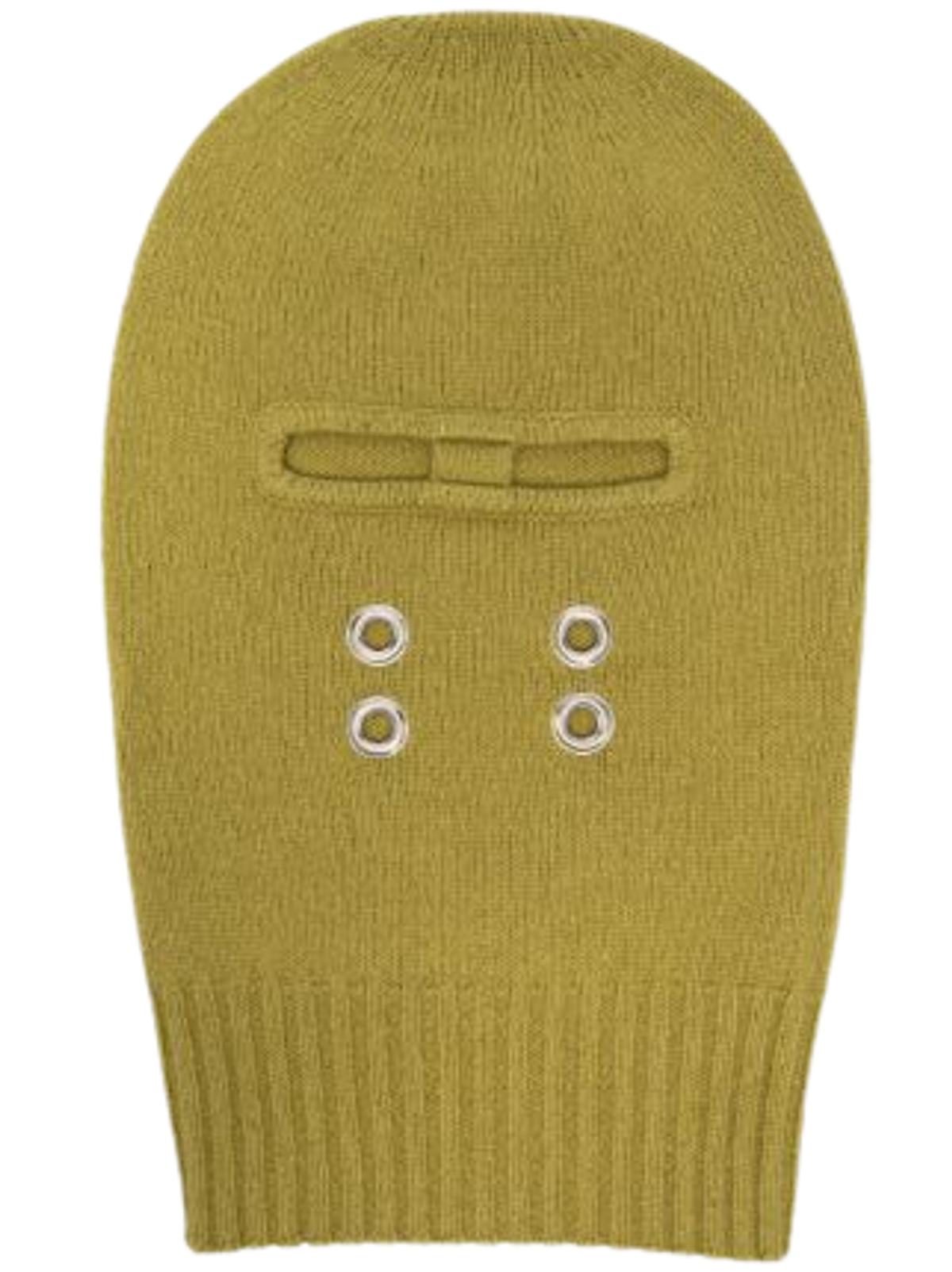 Rick Owens Gimp Green Cashmere Balaclava | WHAT’S ON THE STAR?
