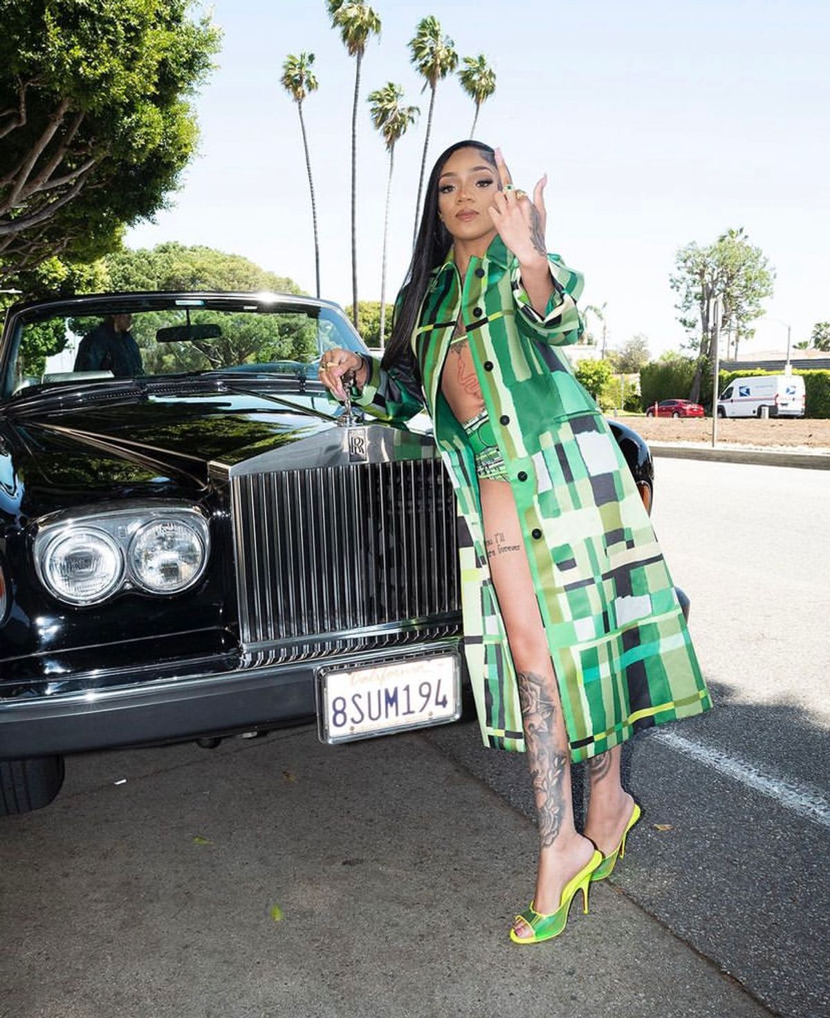 GloRilla Outfit from June 12, 2023 | WHAT’S ON THE STAR?