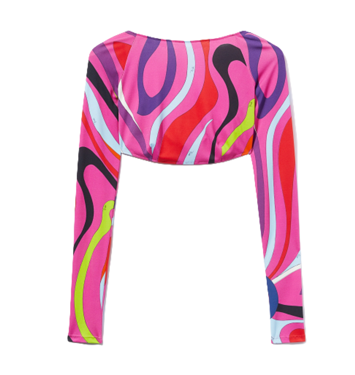 Emilio Pucci Marmo-Print Crop Top | WHAT’S ON THE STAR?