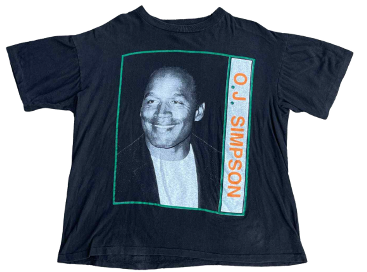 Vintage Free OJ Simpson T-Shirt | WHAT’S ON THE STAR?