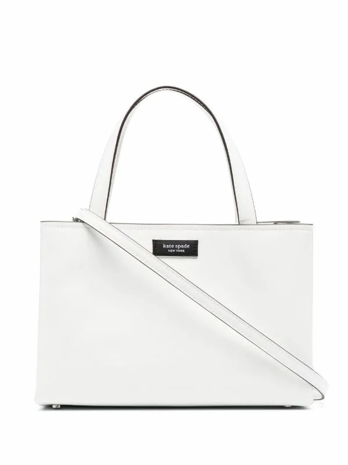 Kate Spade Logo-Patch Calf-Leather Tote Bag | WHAT’S ON THE STAR?