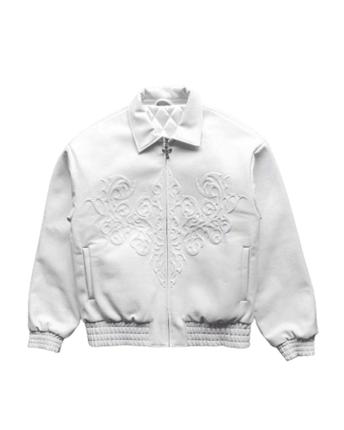 Curse Celestial White Leather Jacket | WHAT’S ON THE STAR?