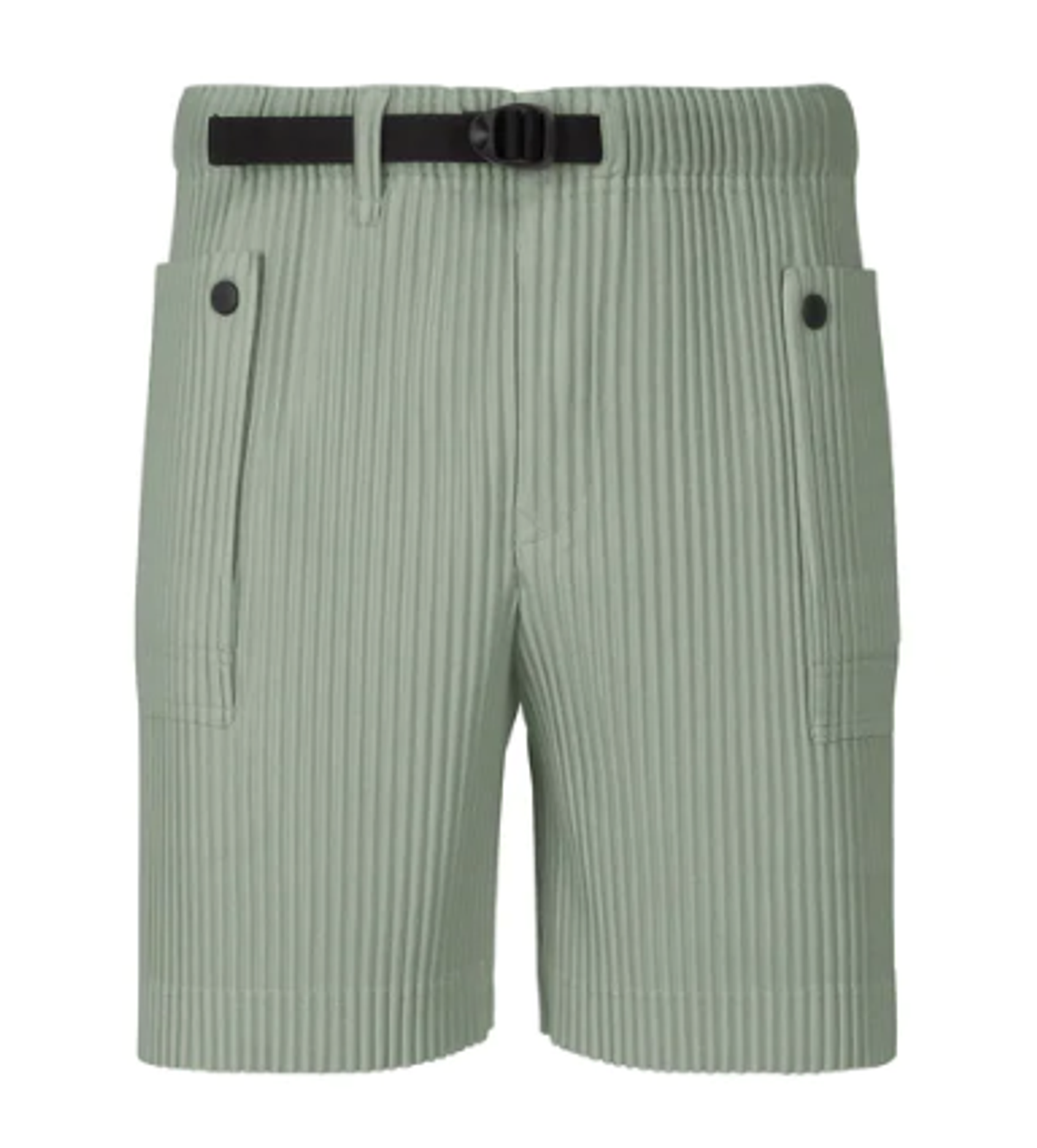 Issey Miyake Moss Gray Flip Shorts | WHAT’S ON THE STAR?