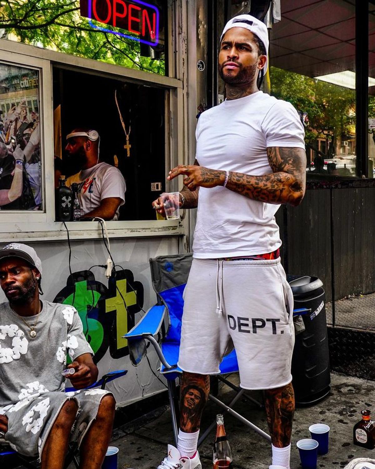 Dave East Outfit from July 3, 2023 | WHAT’S ON THE STAR?