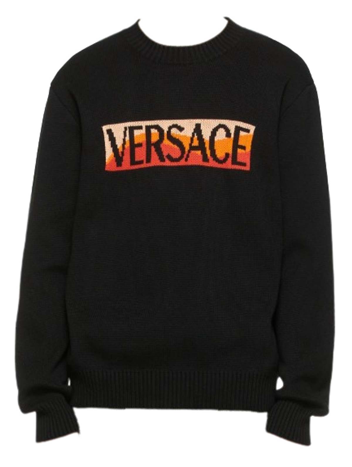 Versace Black Logo Sweater | WHAT’S ON THE STAR?