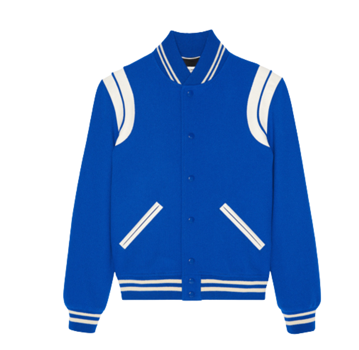 Saint Laurent Royal Blue Teddy Jacket | WHAT’S ON THE STAR?
