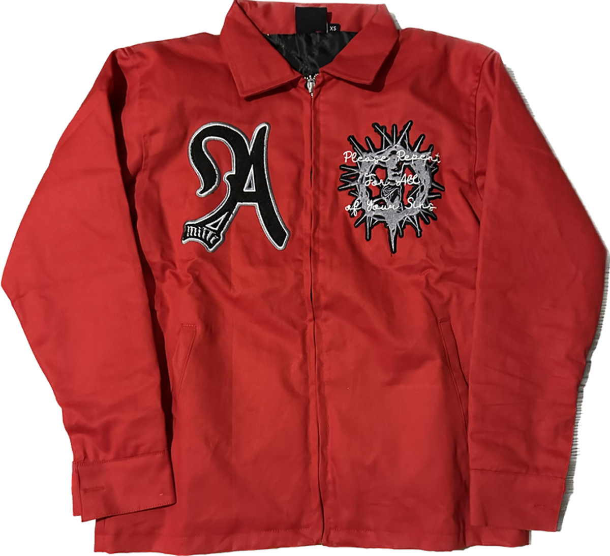 Amilli Atelier Red Chained Dog Eisenhower Jacket | WHAT’S ON THE STAR?