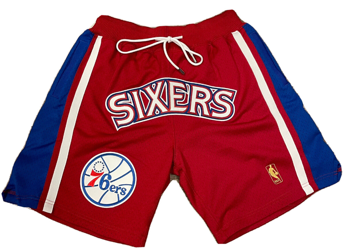 Philadelphia 76ers Merch Red Basketball Shorts | WHAT’S ON THE STAR?