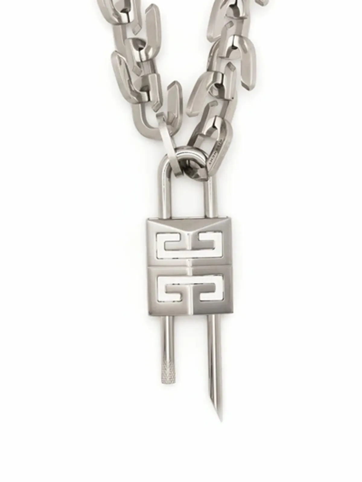 Givenchy G Link Padlock Necklace In Silver | WHAT’S ON THE STAR?