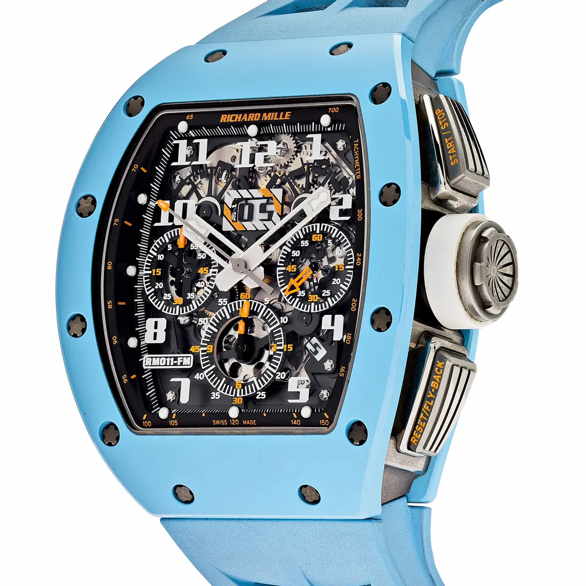 Richard Mille Automatic Flyback Chronograph Felipe Massa Baby Blue ...