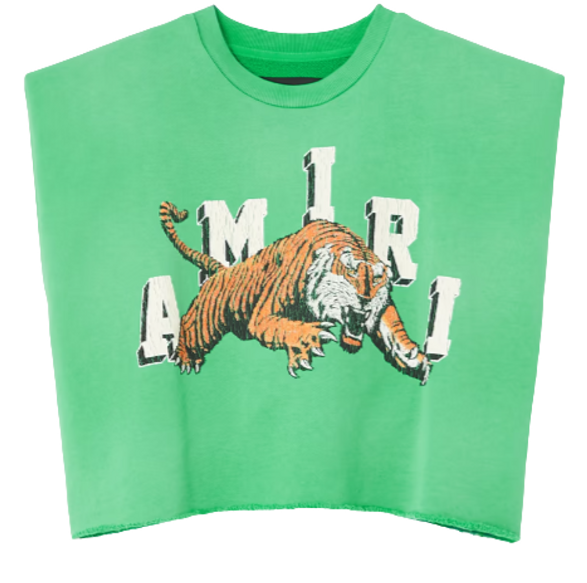 Amiri Cropped Printed Cotton-Jersey T-shirt | WHAT’S ON THE STAR?
