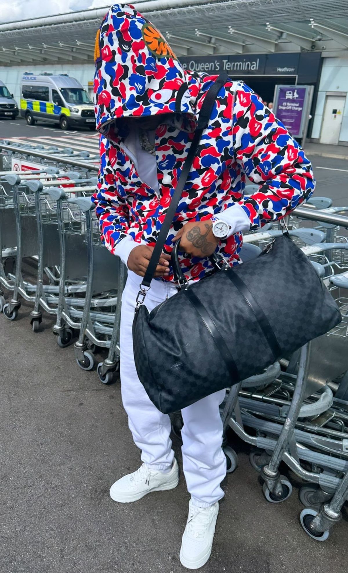 Fivio Foreign Outfit from July 12, 2023 | WHAT’S ON THE STAR?