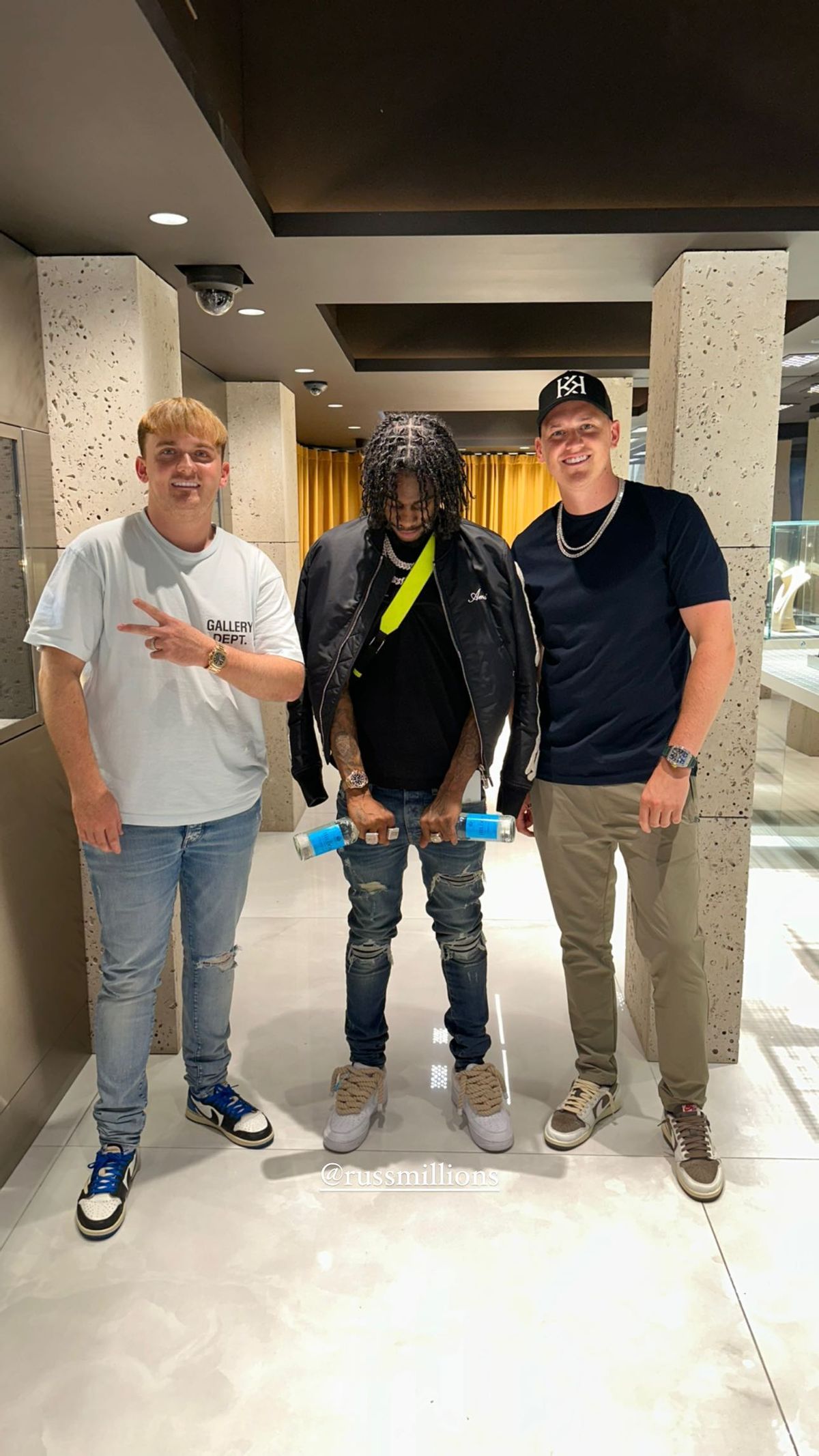 Russ Millions Outfit from July 12, 2023 | WHAT’S ON THE STAR?