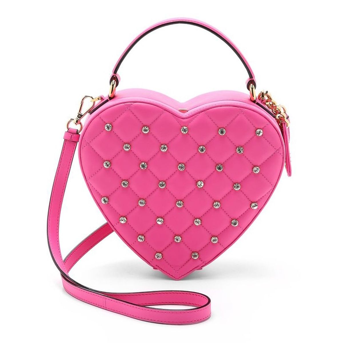 Moschino Pink Heart Purse Bag | WHAT’S ON THE STAR?