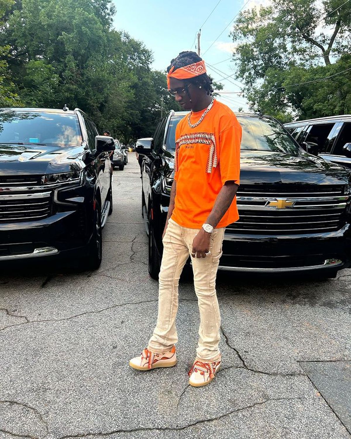 Yung Mal Outfit from July 23, 2023 | WHAT’S ON THE STAR?