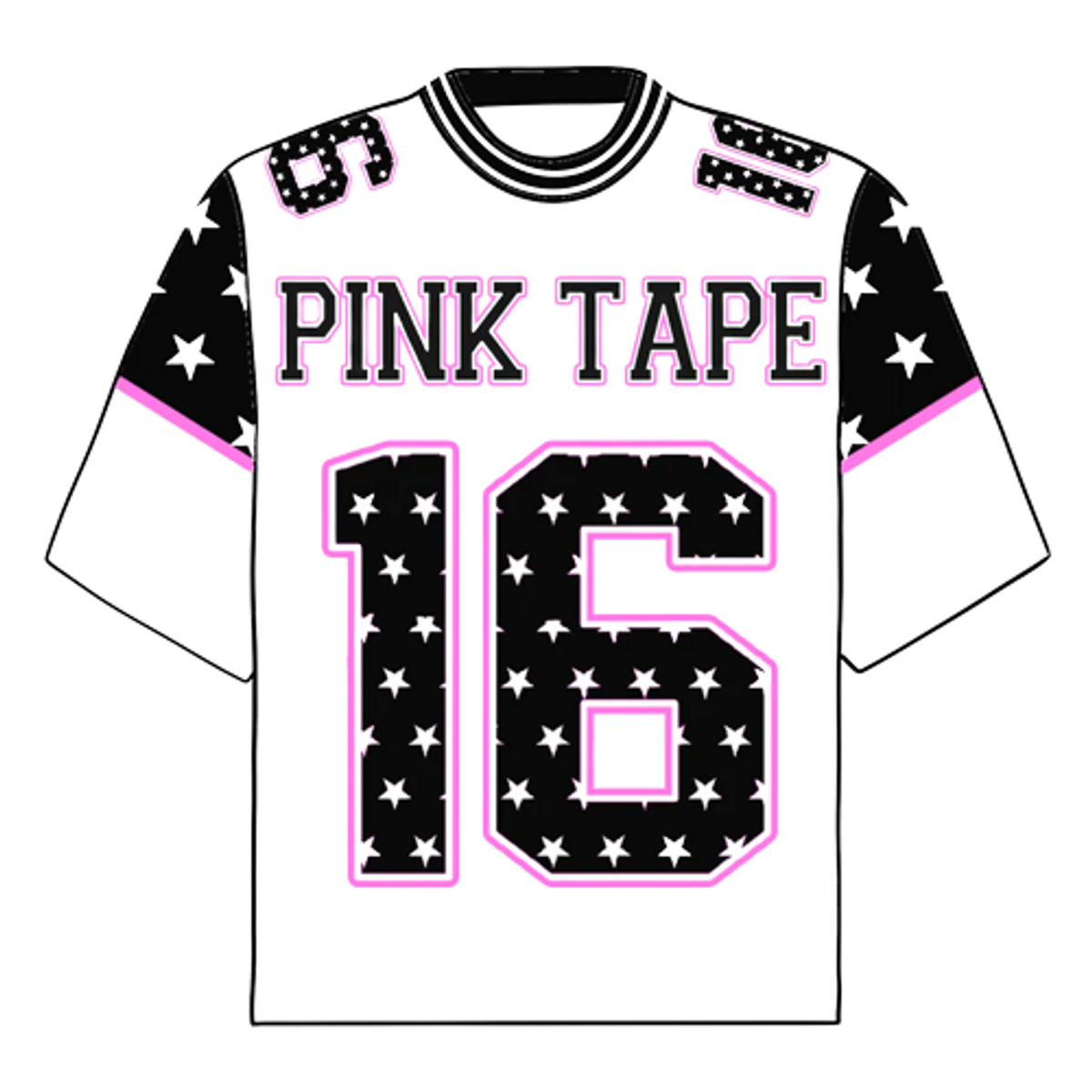 Lil Uzi Vert × Endless White Pink Tape Jersey Whats On The Star