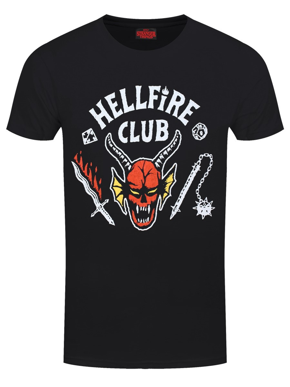 Stranger Things Merch Black Hellfire Club T-Shirt | WHAT’S ON THE STAR?