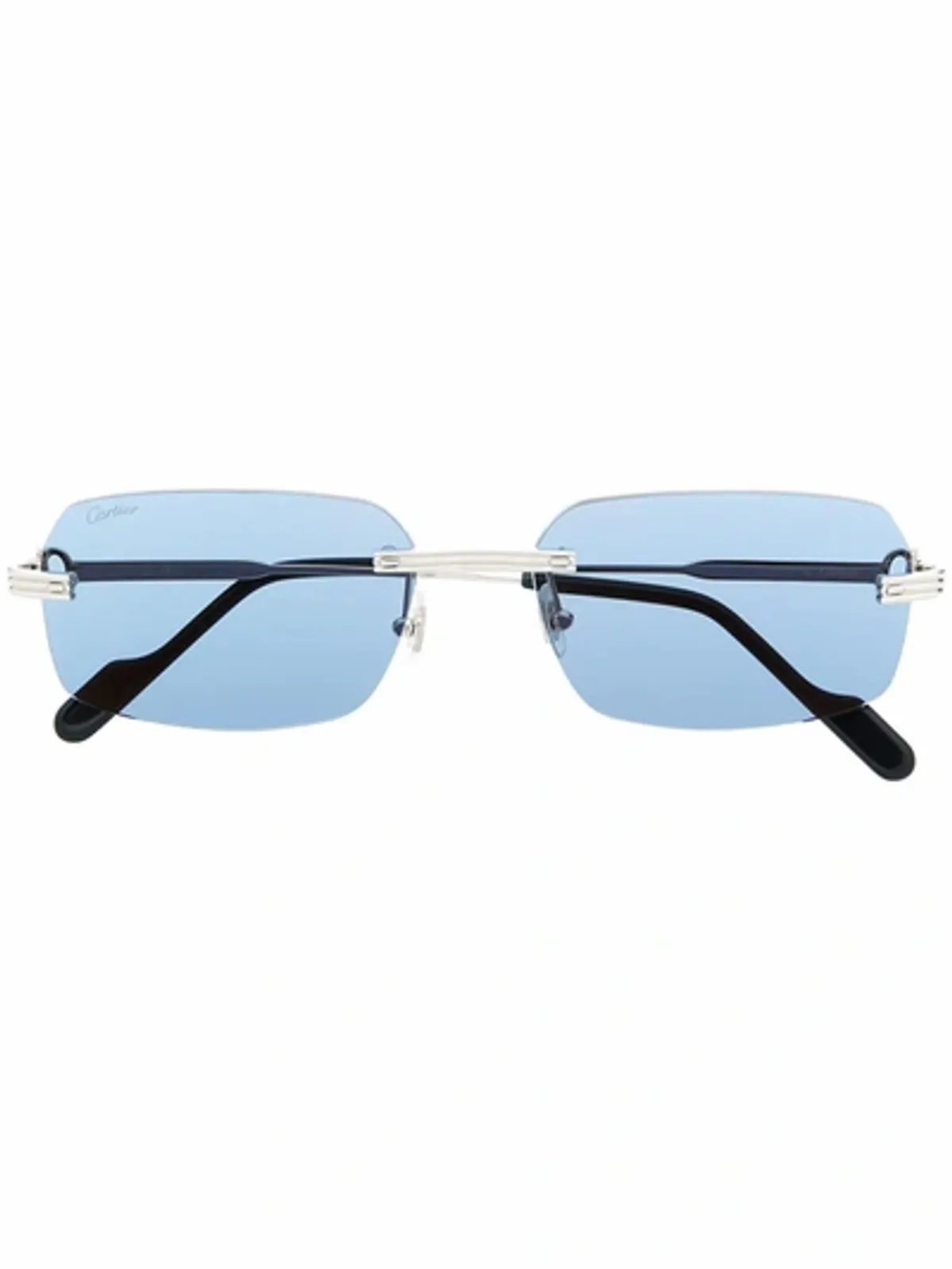 Cartier Silver Square-frame Sunglasses | WHAT’S ON THE STAR?