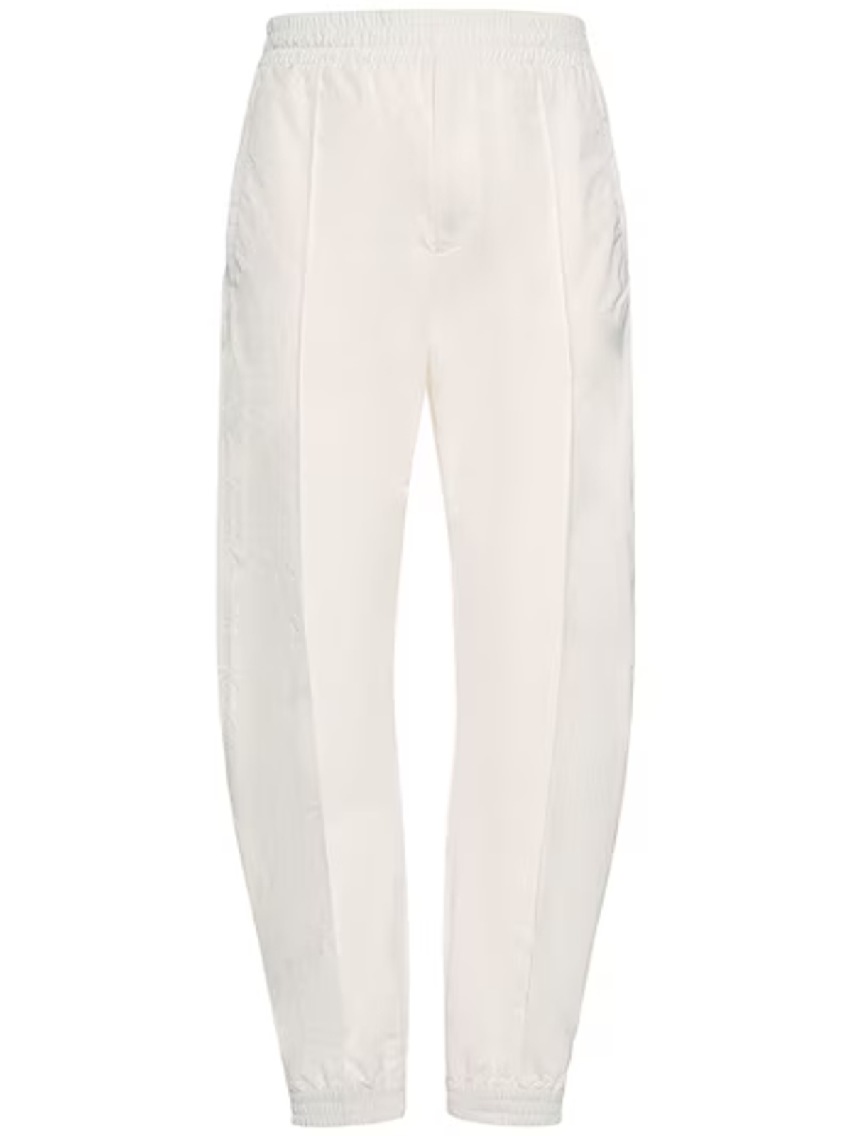 Bottega Veneta Chalk Elastic Waist Tech Nylon Pants | WHAT’S ON THE STAR?