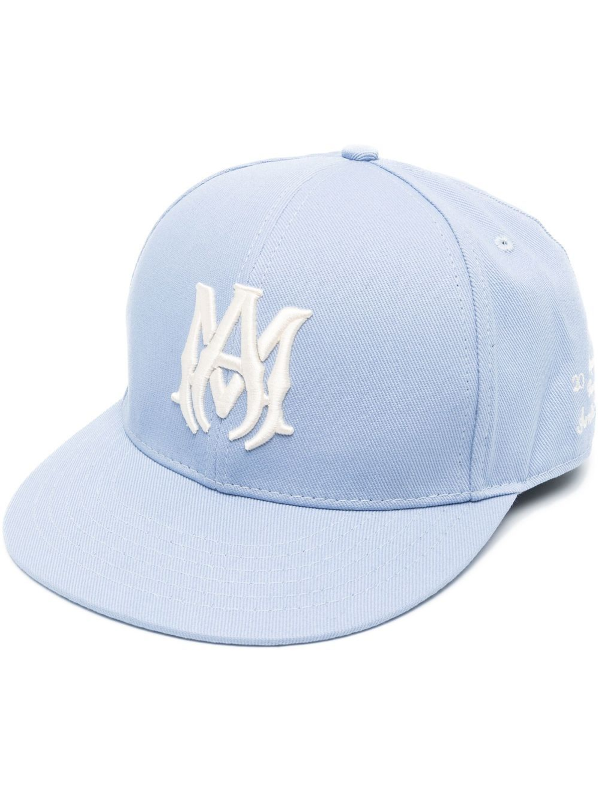 Amiri Blue Logo Embroidered Baseball Cap | WHAT’S ON THE STAR?