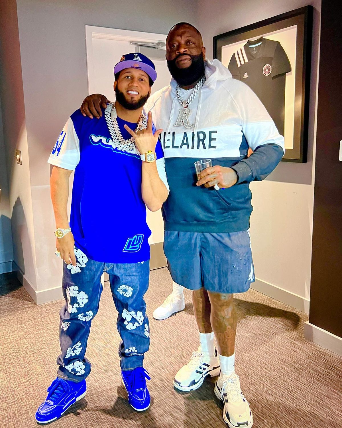 Rick Ross Outfit from August 3, 2023 | WHAT’S ON THE STAR?