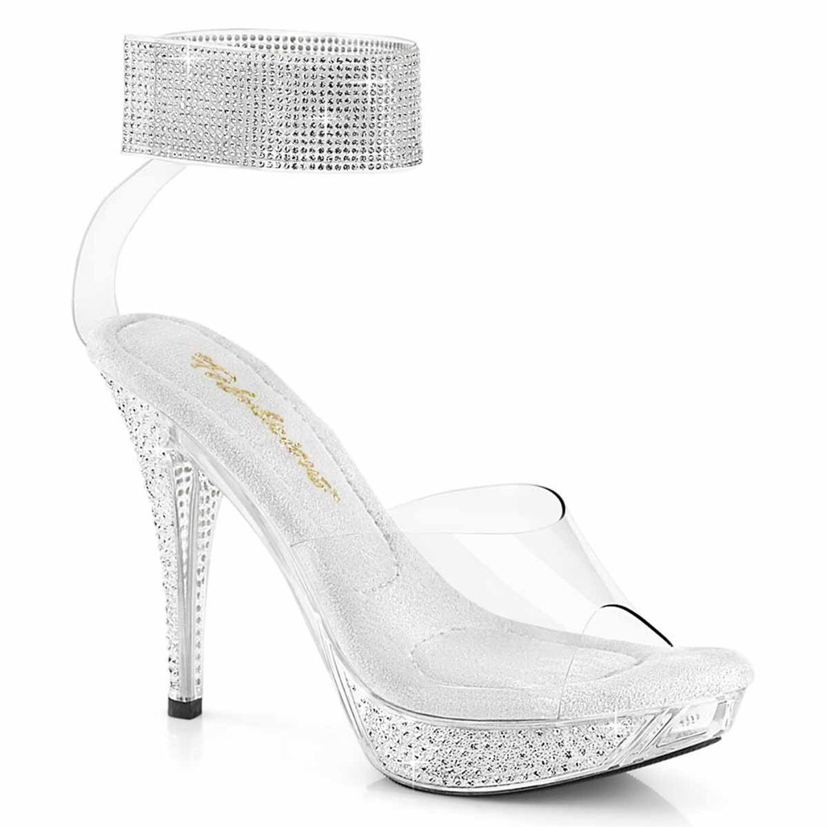 Fabulicous Inch Rhinestones Ankle Cuff Sandal | WHAT’S ON THE STAR?