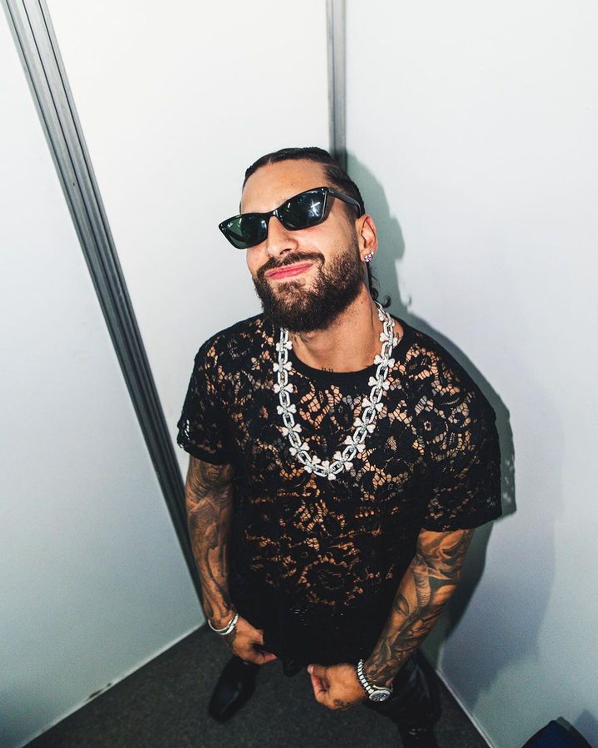 Maluma Outfit from August 7, 2023 | WHAT’S ON THE STAR?