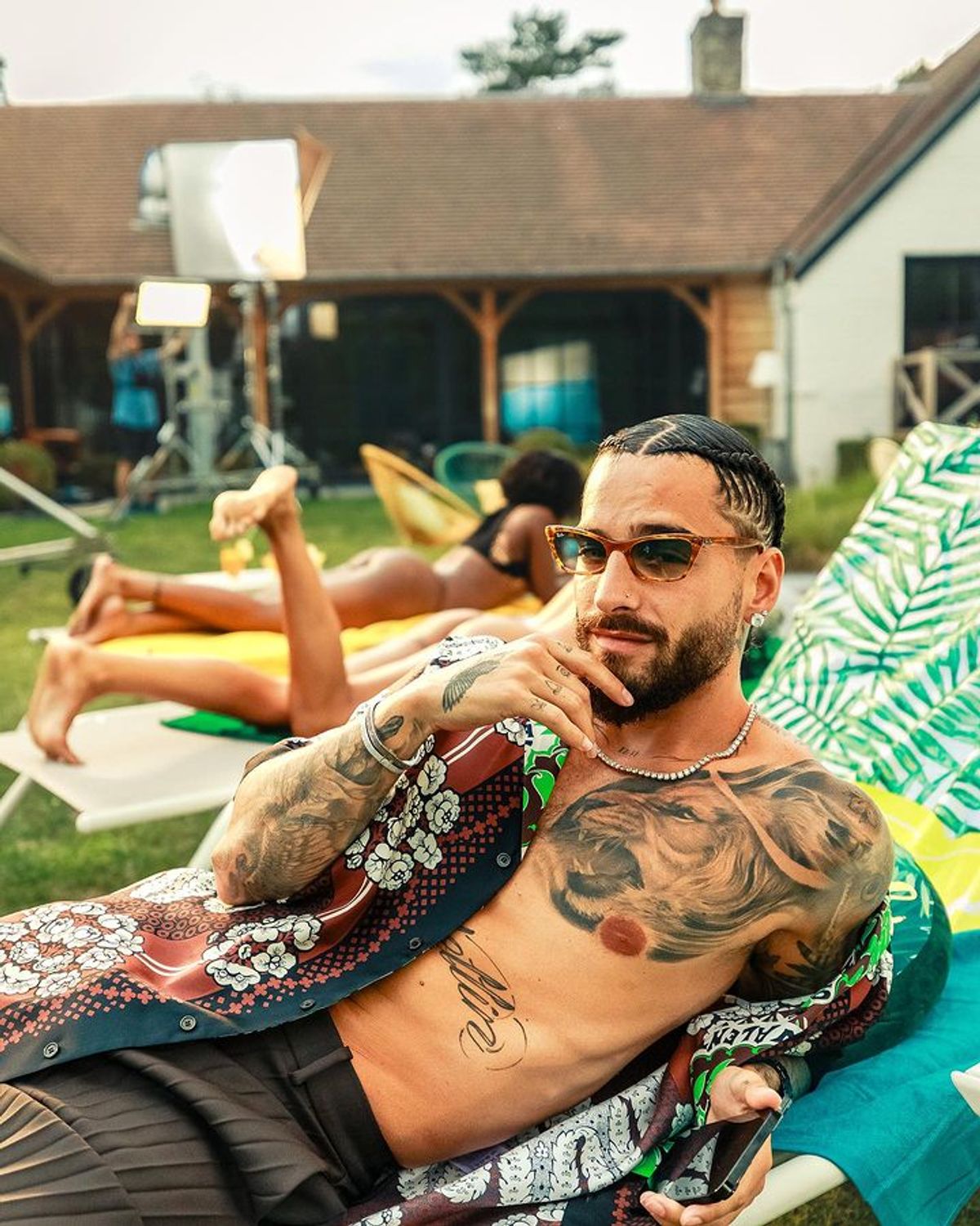 Maluma Outfit from August 4, 2023 | WHAT’S ON THE STAR?