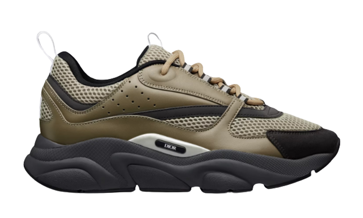 Dior Khaki and Black Technical Mesh B22 Sneakers | WHAT’S ON THE STAR?