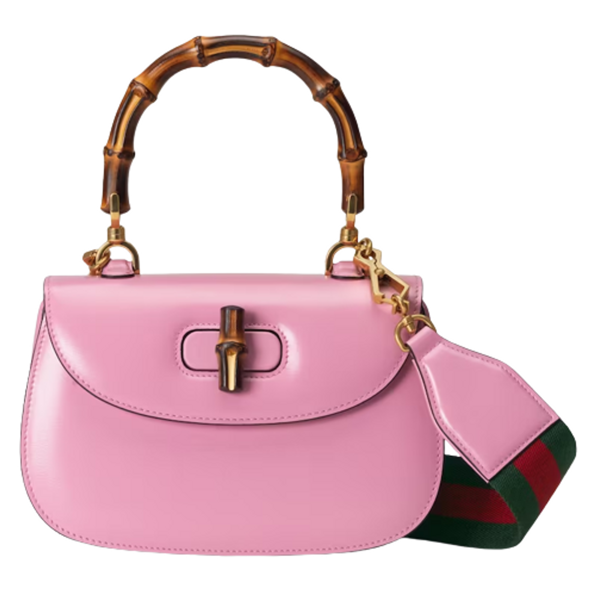 Gucci Pink Bamboo 1947 Small Top Handle Bag | WHAT’S ON THE STAR?