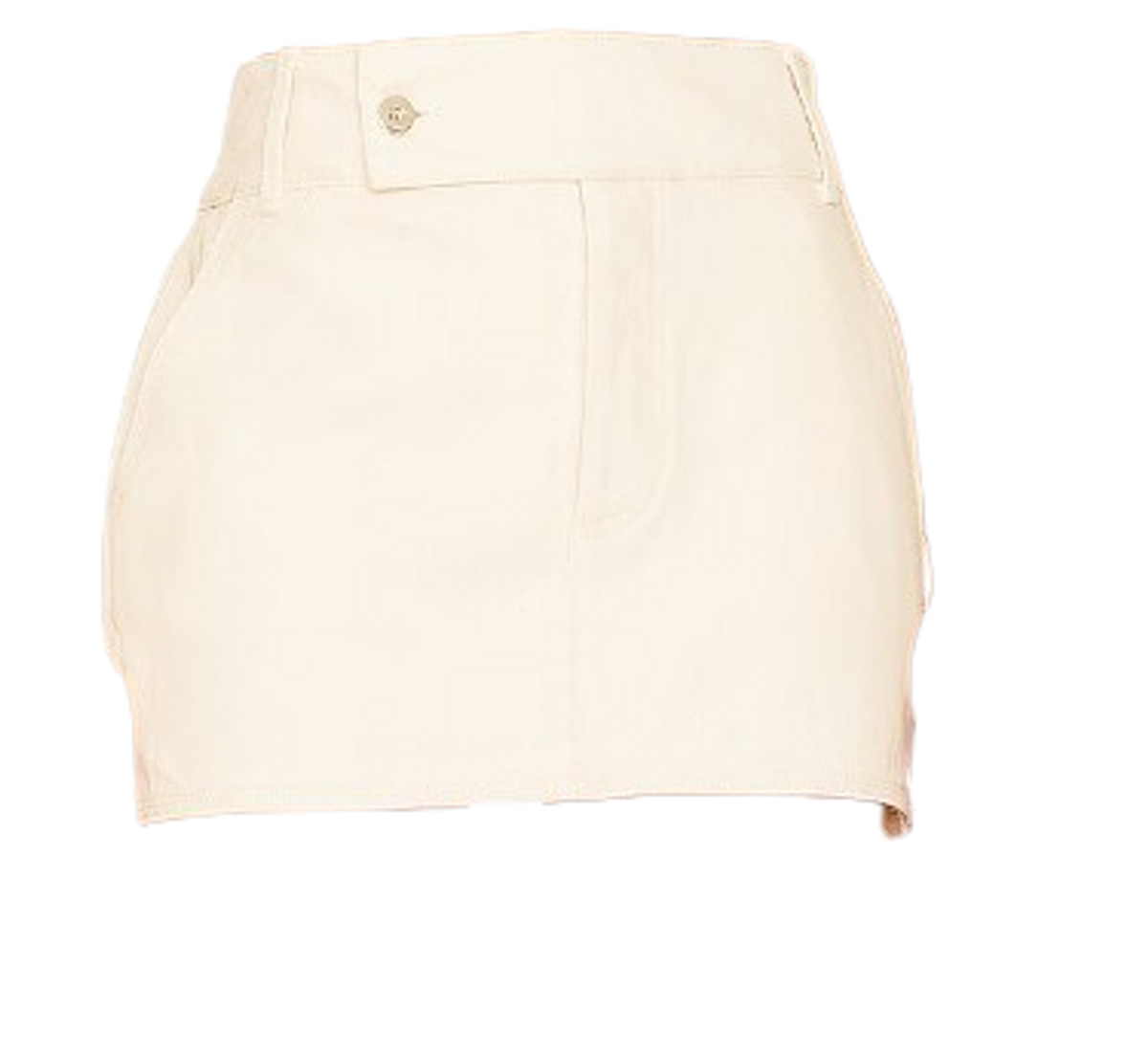Helsa Studio Ecru Low Rise Mini Skirt | WHAT’S ON THE STAR?