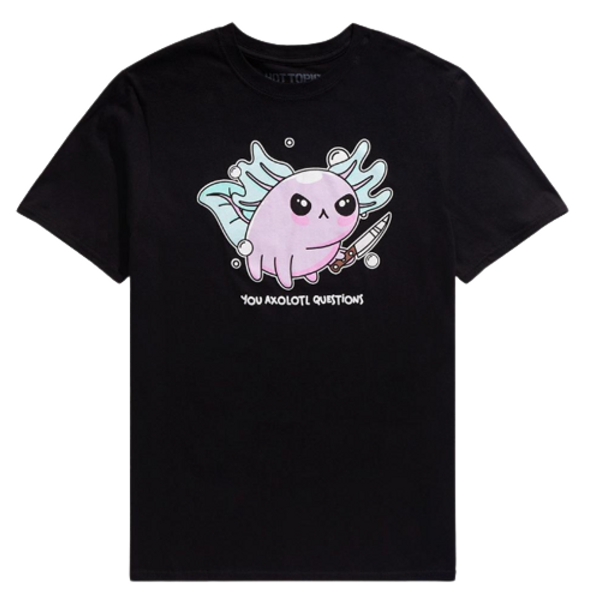 Hot Topic Axolotl With Knife T-Shirt | WHAT’S ON THE STAR?