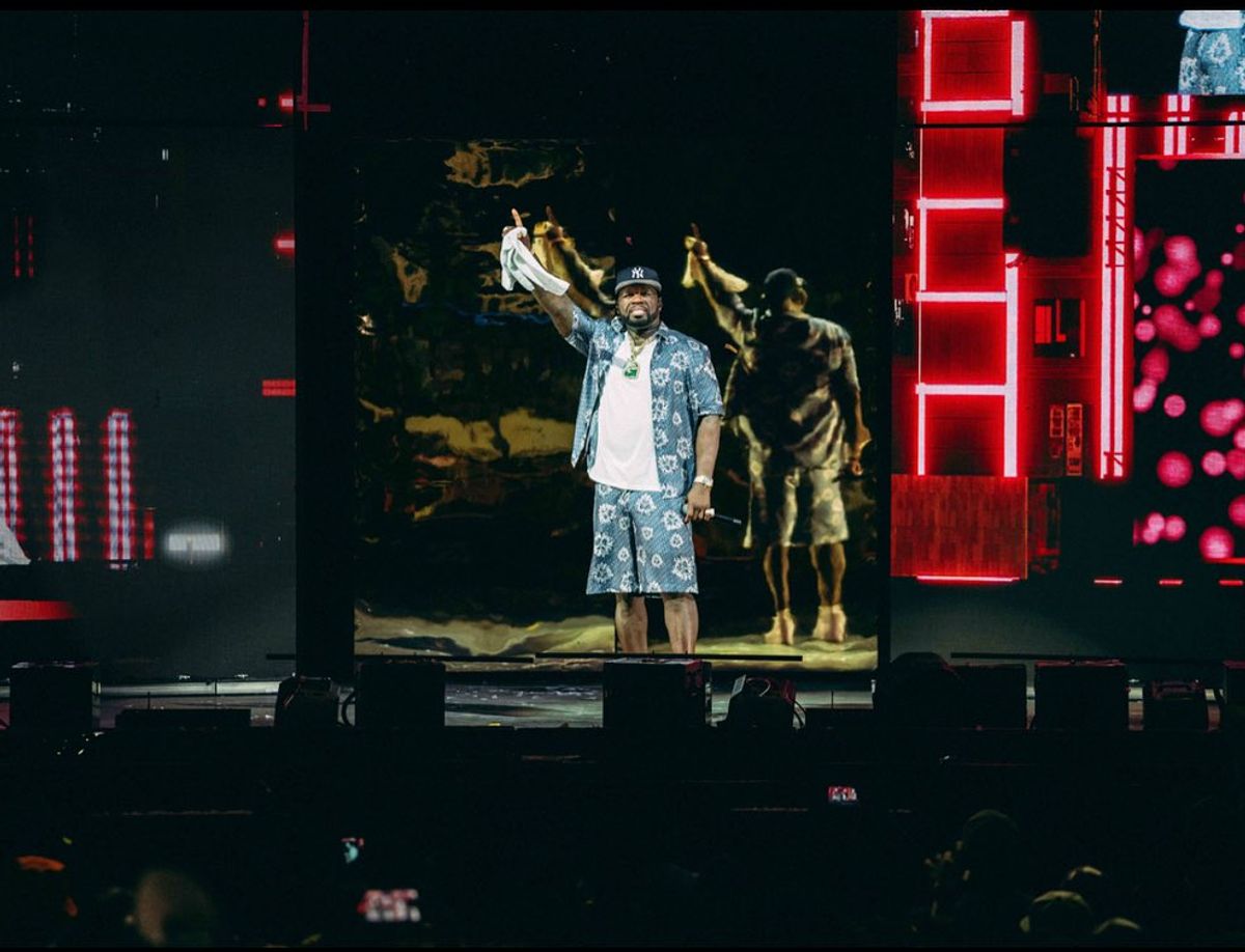50 Cent Outfit from August 14, 2023 | WHAT’S ON THE STAR?