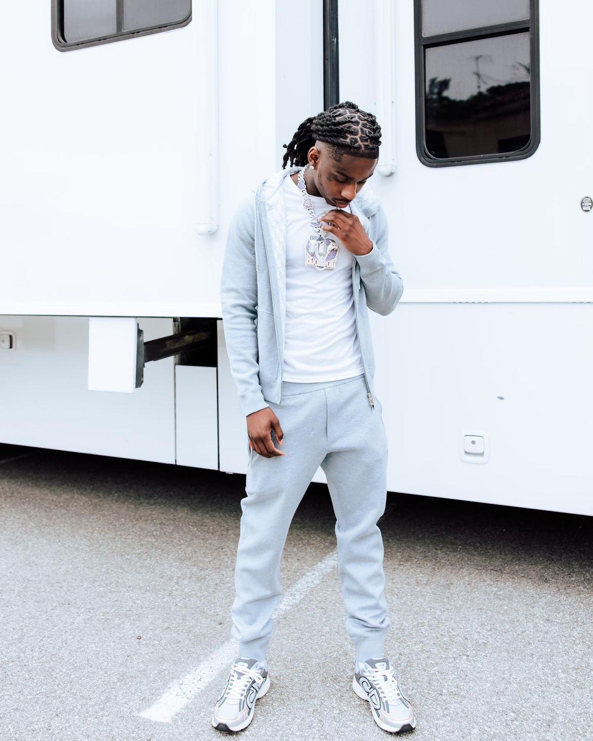 Polo G Outfit from August 16, 2023 | WHAT’S ON THE STAR?