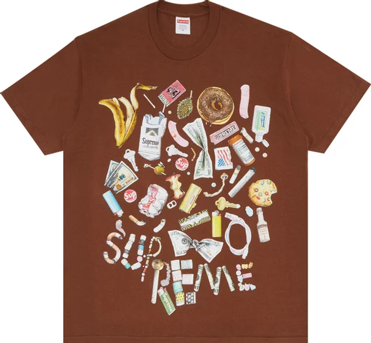 Supreme Brown Trash T-Shirt | WHAT’S ON THE STAR?