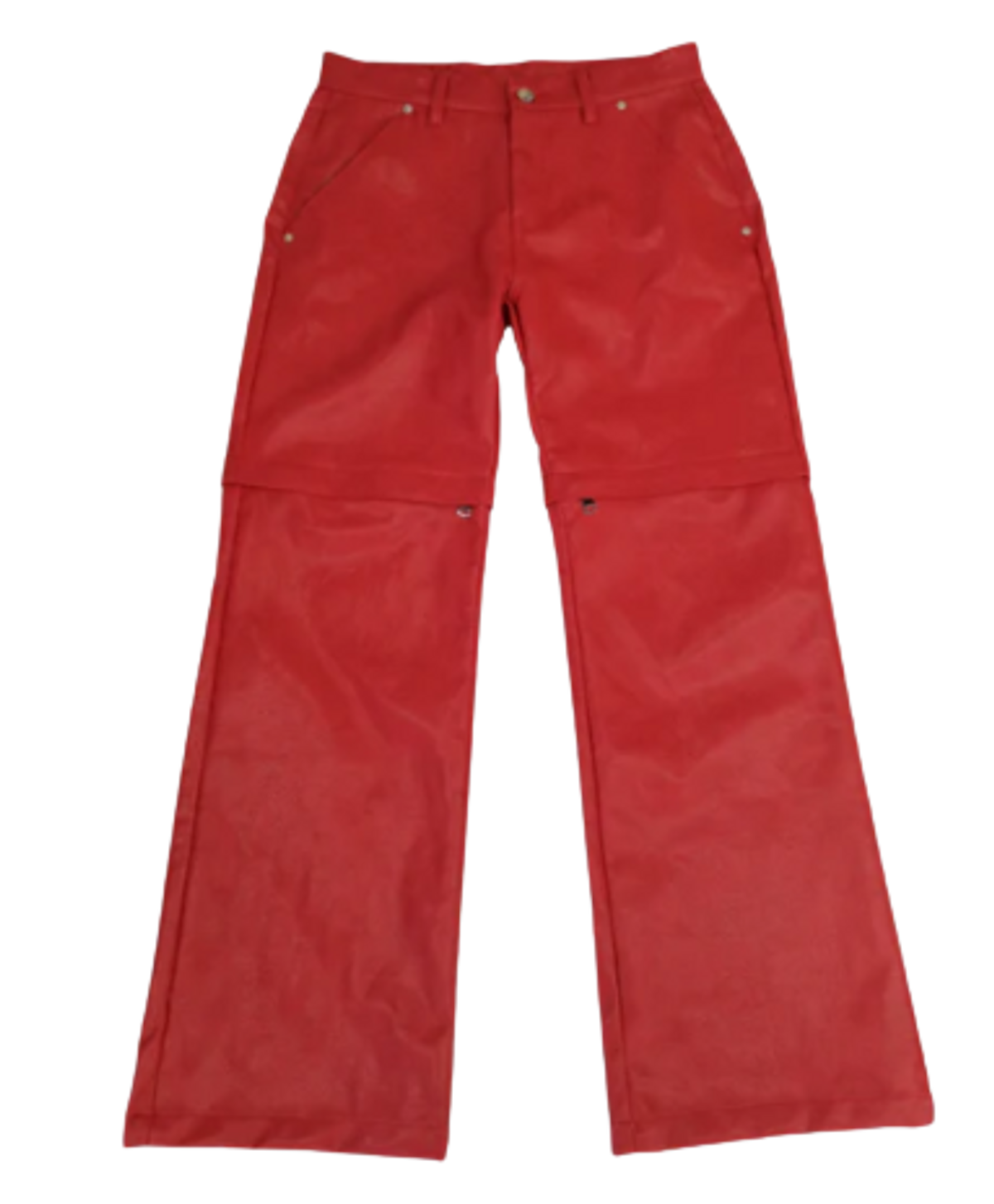 Roam The Halls Red Leather Transformers Pants | WHAT’S ON THE STAR?