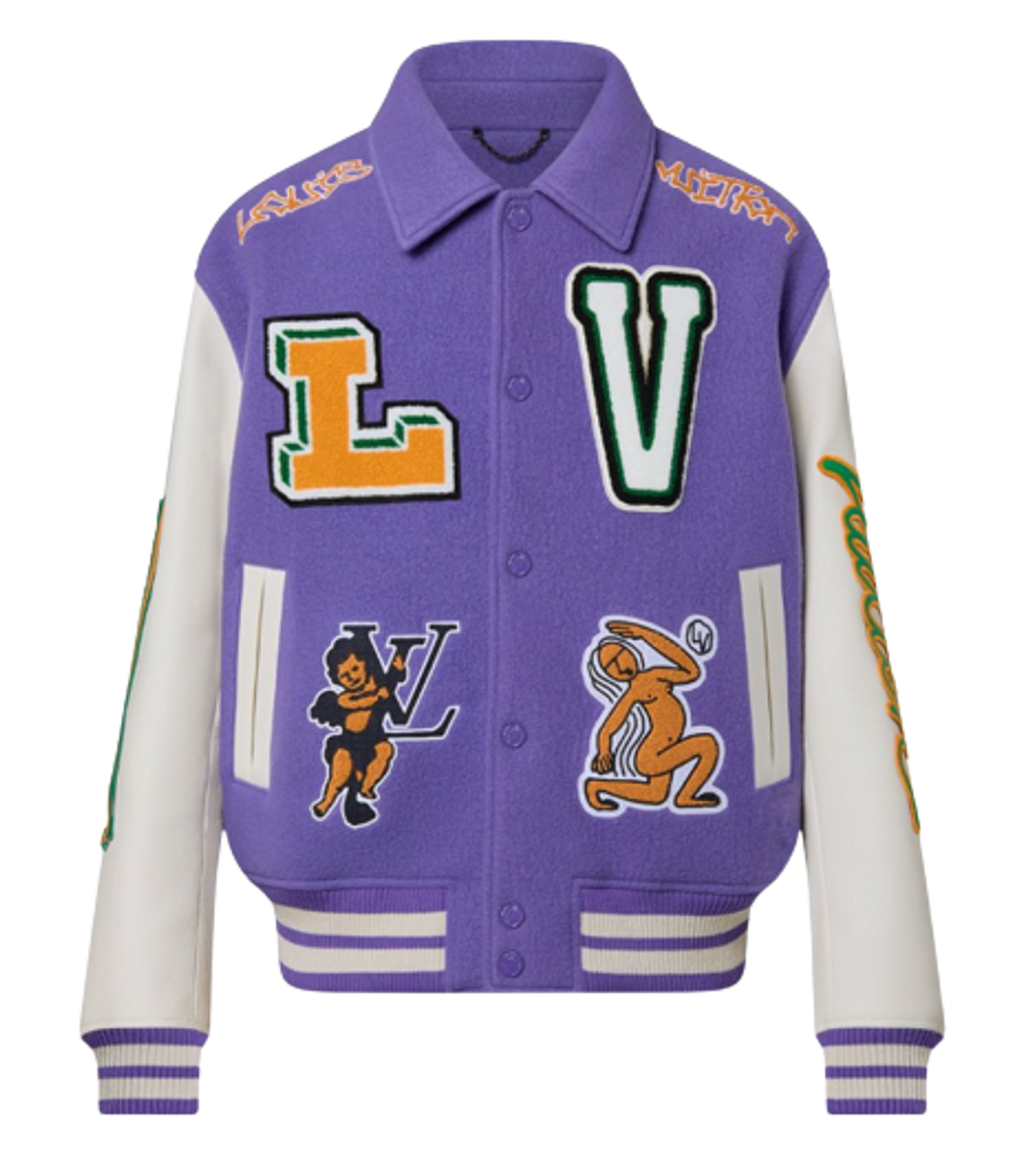 Louis Vuitton Patch Detail Varsity Jacket | WHAT’S ON THE STAR?