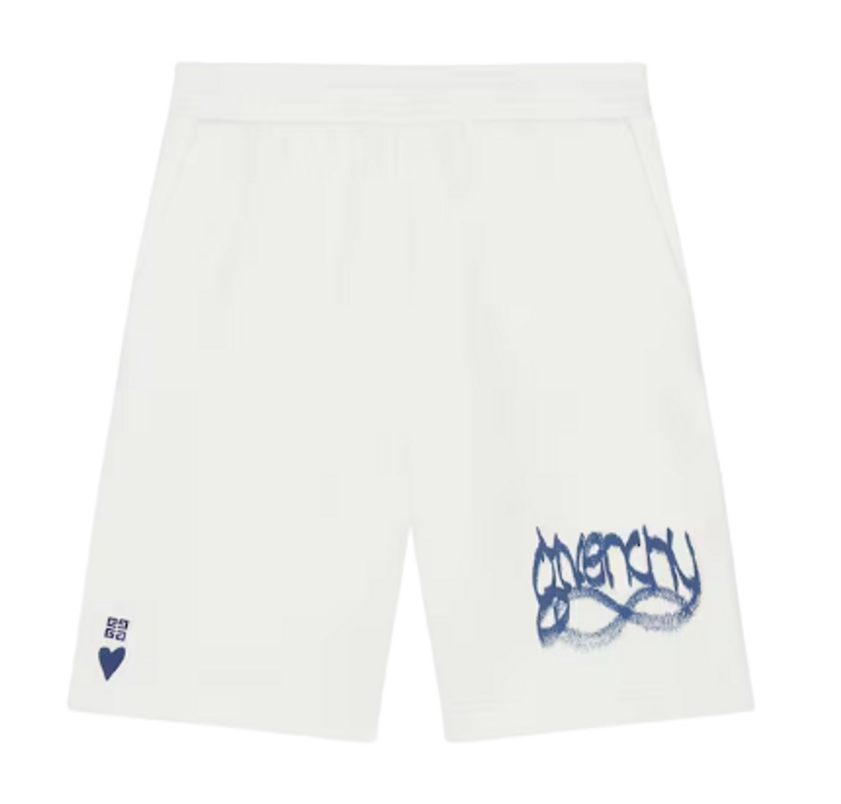 Givenchy White lnfinity Print Bermuda Shorts | WHAT’S ON THE STAR?