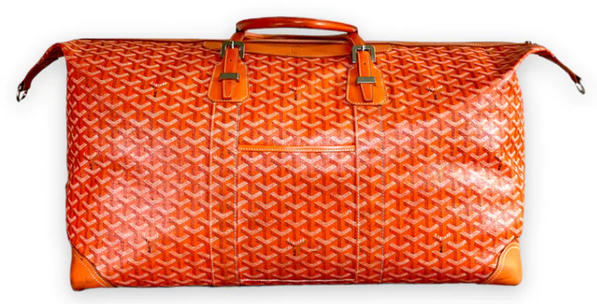 Goyard Orange Goyard Boeing 55 Duffle Bag | WHAT’S ON THE STAR?