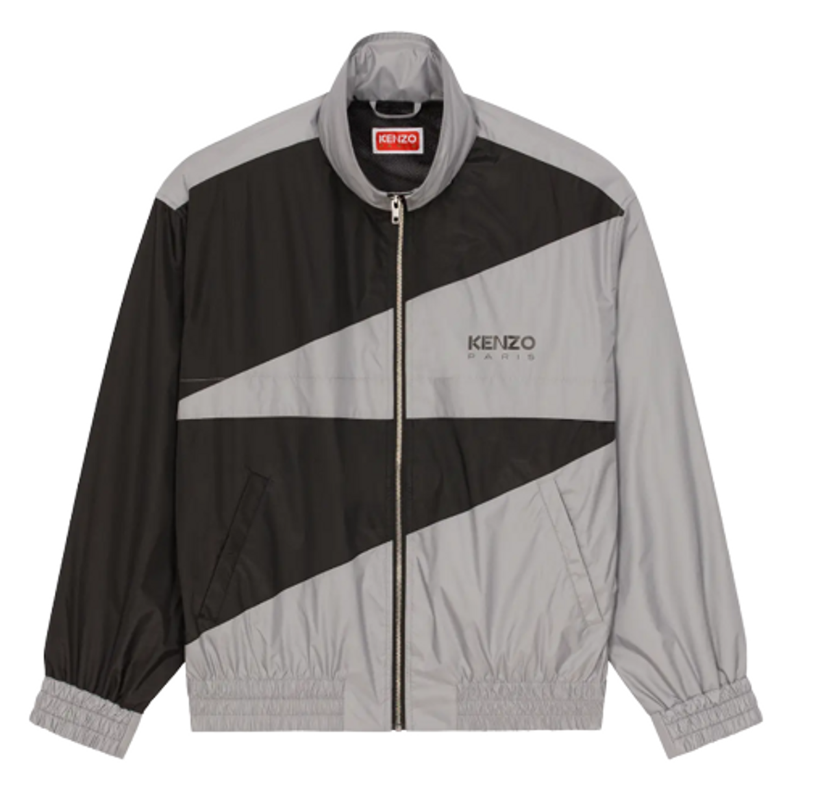 Kenzo Noir Two-tone Retro Windbreaker Jacket | WHAT’S ON THE STAR?