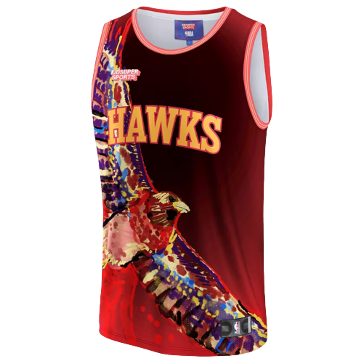 KidSuper × Atlanta Hawks Red Logo Jersey | WHAT’S ON THE STAR?