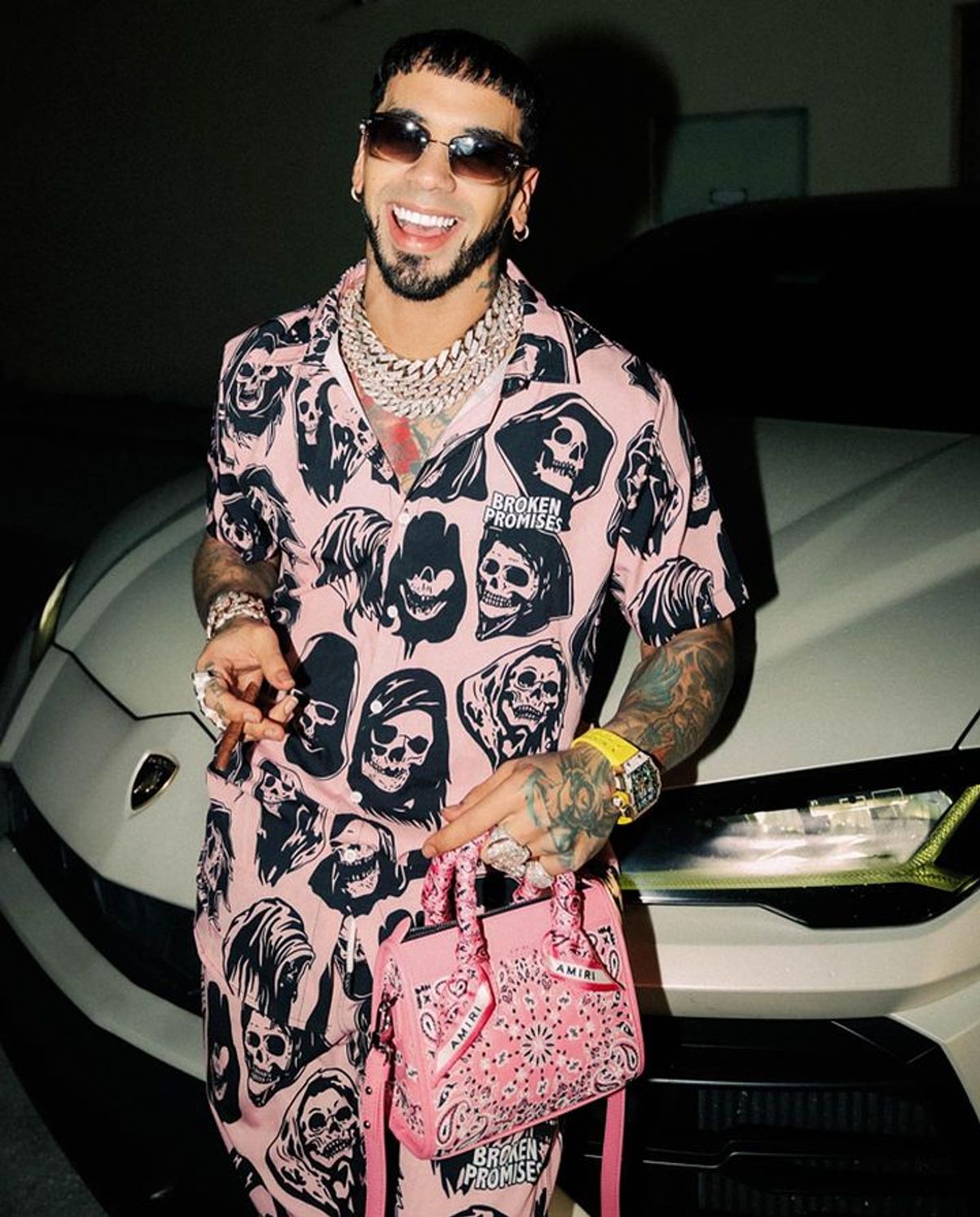 Anuel AA Outfit from September 1, 2023 | WHAT’S ON THE STAR?